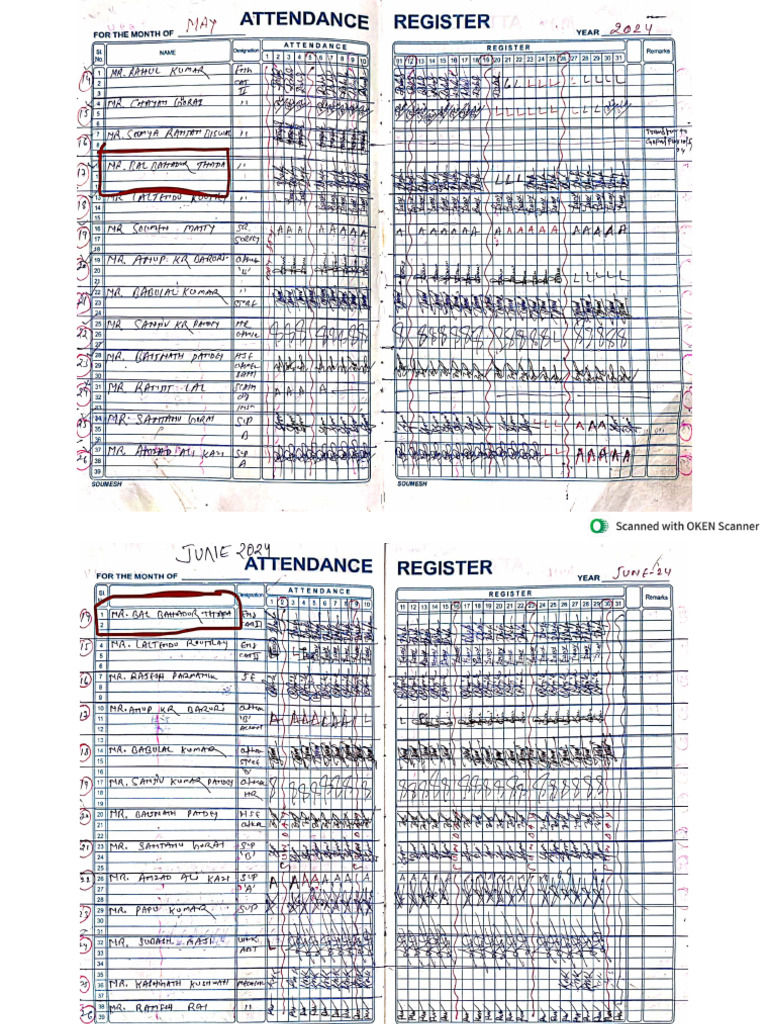 Attendance Sheet | PDF