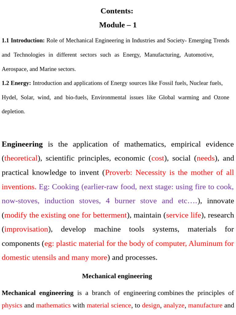 IME Module 1 - For Students | PDF | Nuclear Fusion | Biofuel