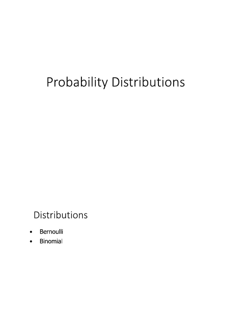 Probability Distribution | PDF