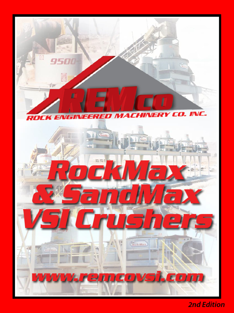 REMco VSI Crushers: Optimal Sand Production | PDF | Mill (Grinding ...