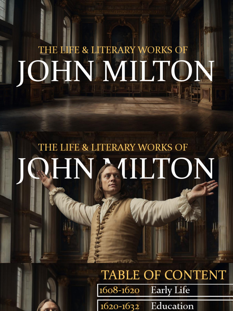 John Milton | PDF | John Milton | Paradise Lost
