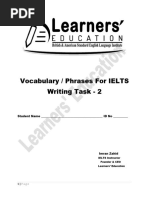 IELTS Writing Task 2 Vocabulary Guide | PDF | Essays