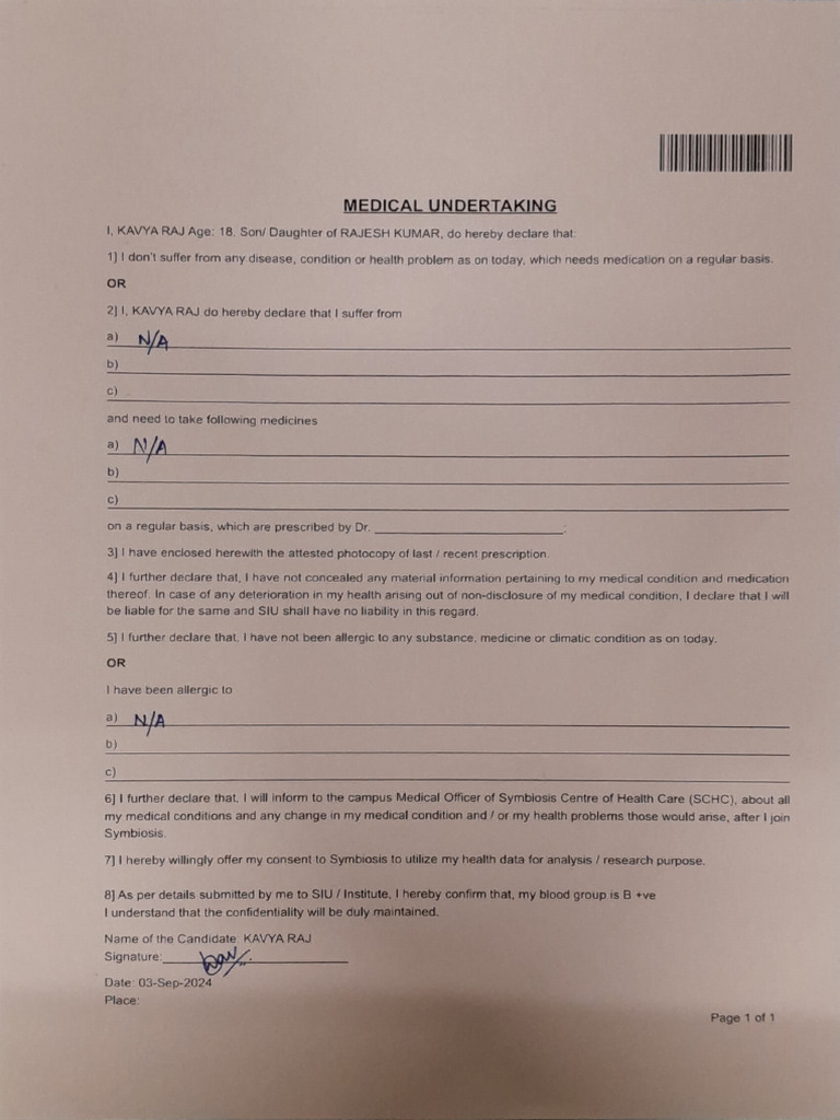 Medical Undertakings | PDF