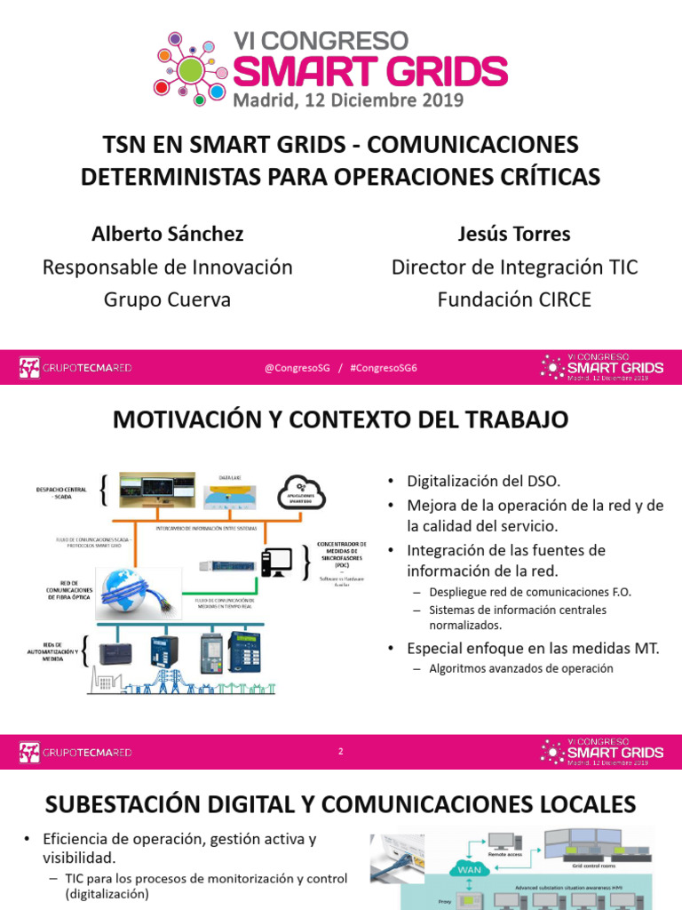 csg6 Presentacion 05 Alberto Sanchez Grupocuerva Jesus Torres Circe TSN ...