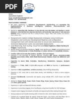 Azure Data Engineer Resume - Hire IT People - We Get IT Done | PDF | Apache Spark | Microsoft Azure