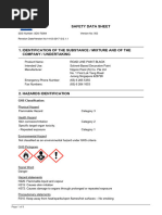 MSDS - Paint Remover | PDF | Dangerous Goods | Fires