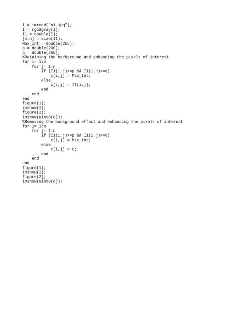 Prog 7 Intensity Level Slicing | PDF