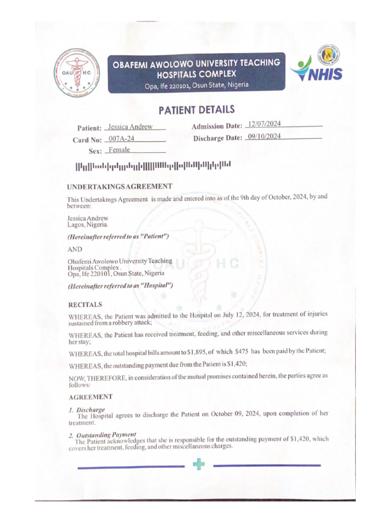 Obafemi Awolowo University Teaching | PDF