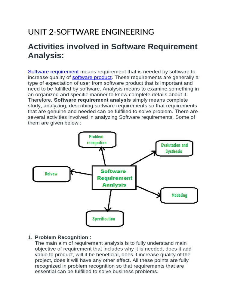 SOFTWARE ENGINEERING-UNIT 2 | PDF | Conceptual Model | System