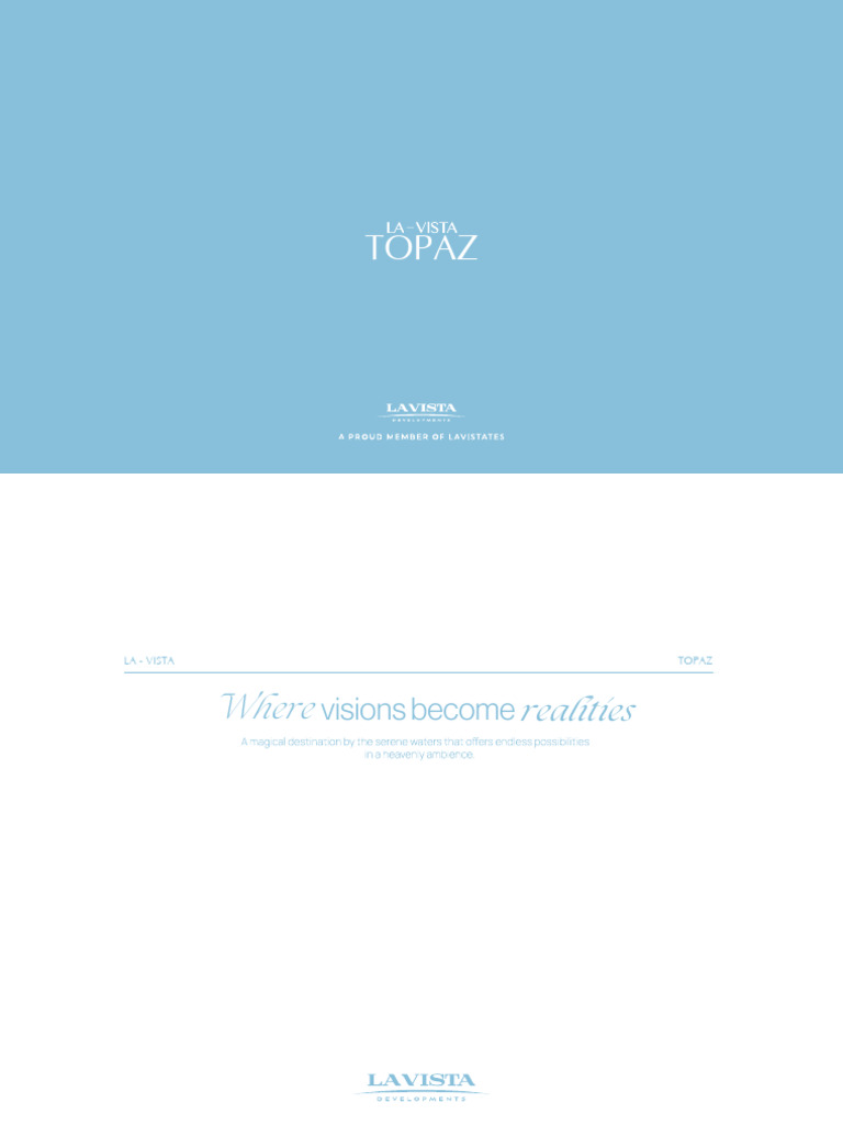 La - Vista Topaz Brochure-2 | PDF