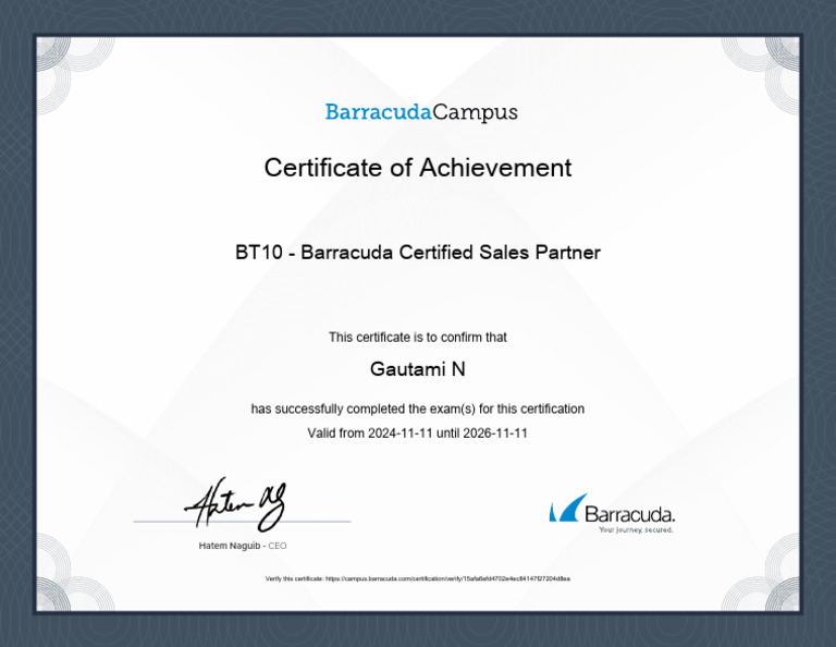 BT10 BarracudaCertifiedSalesPartner | PDF