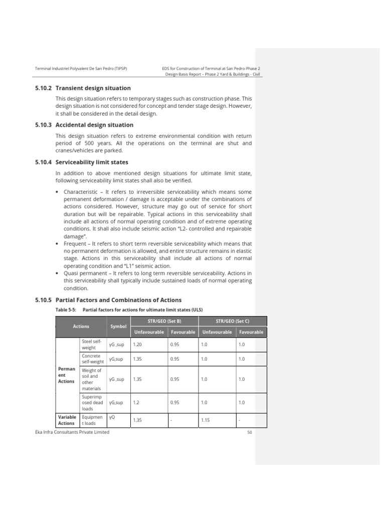 5.10.2 Transient Design Situation | PDF | Physical Sciences | Applied ...