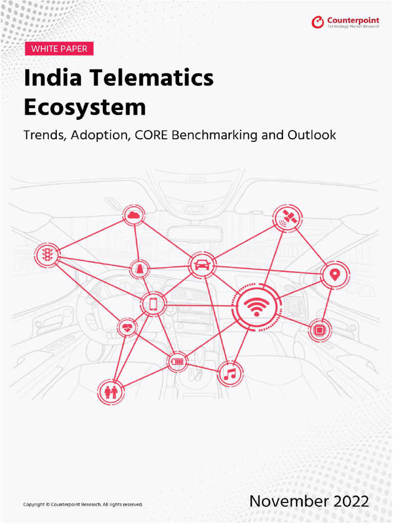 Whitepaper India Telematics Ecosystem Trends Adoption CORE Benchmarking | PDF | Electric Vehicle ...