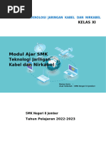 Modul Ajar Teknologi Jaringan Kabel Dan Nirkabel | PDF