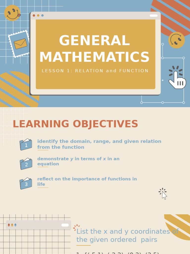 Lesson 1 Functions As Models Domain And Range Of A Function Pdf Function Mathematics