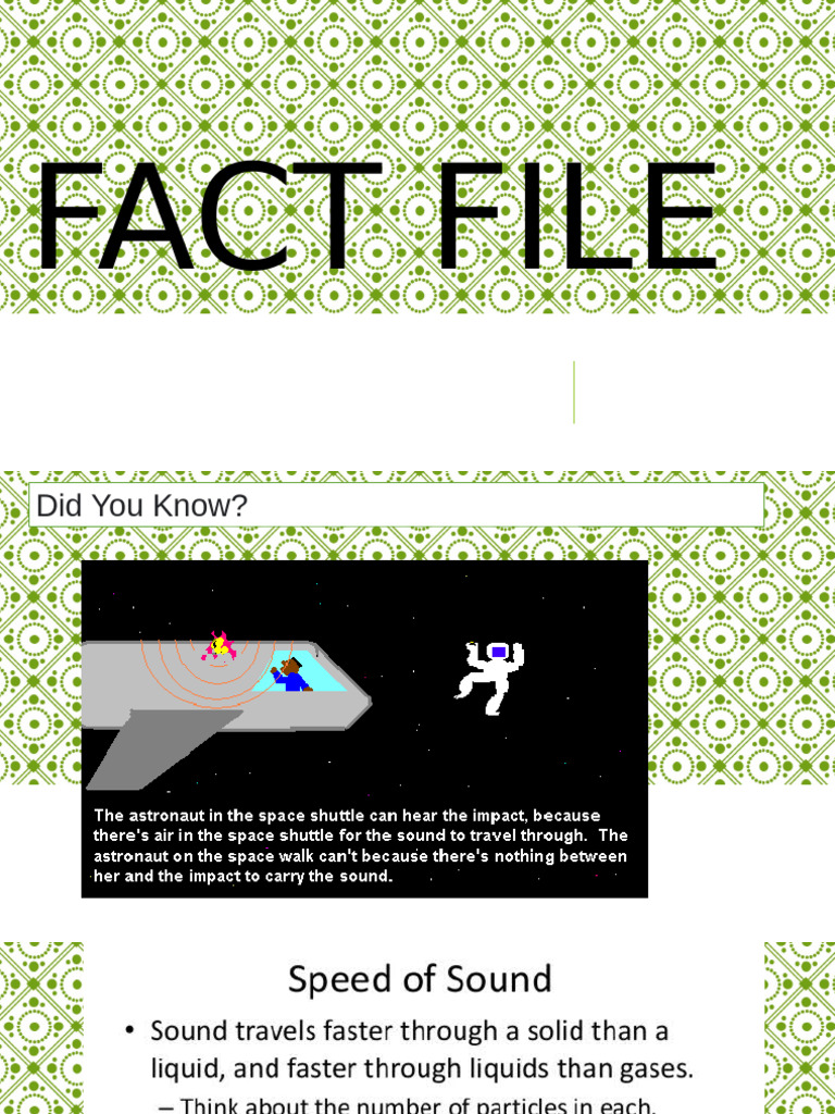 Sound Facts for Curious Minds | PDF | Language Arts & Discipline