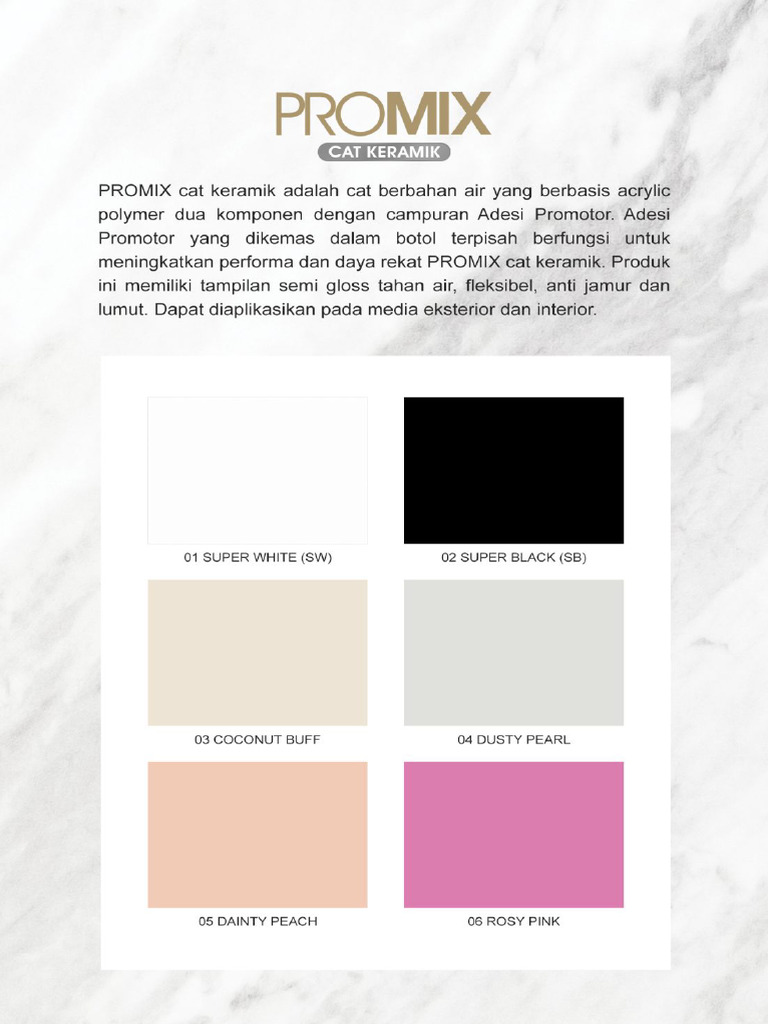 Kartu Warna Promix Vertikal | PDF