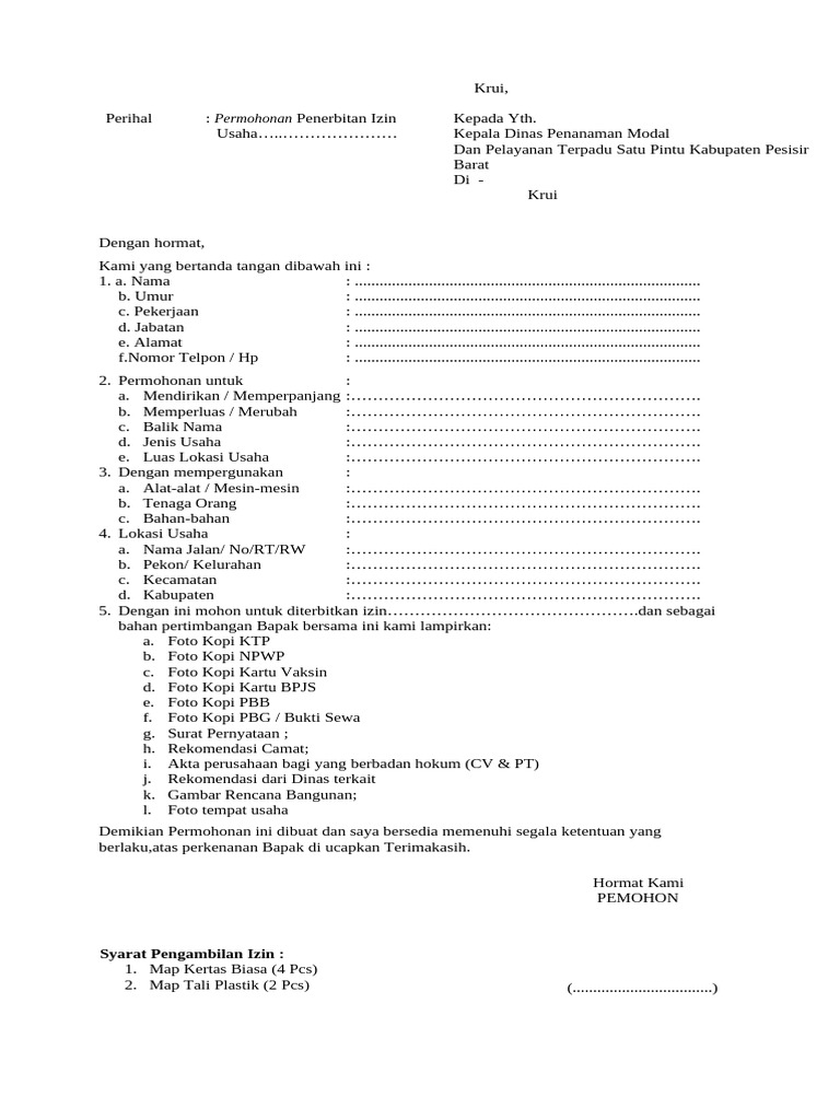 Formulir KRK | PDF | Griya & Taman