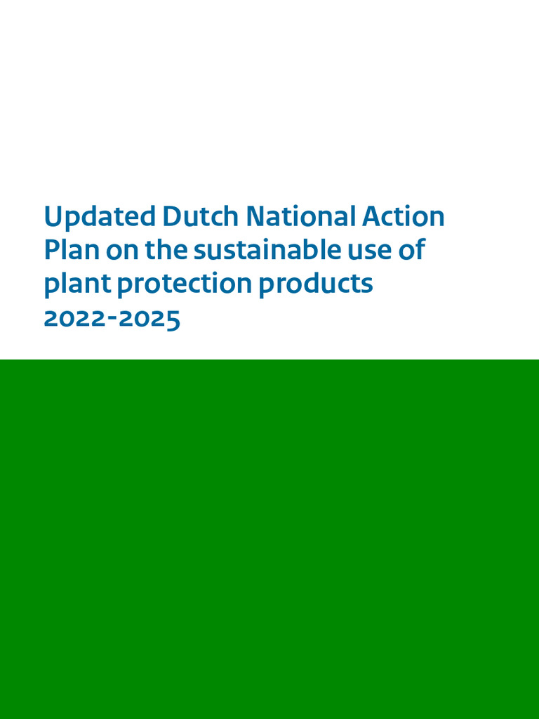 Updated Dutch National Action Plan On The Sustainable Use of Plant ...
