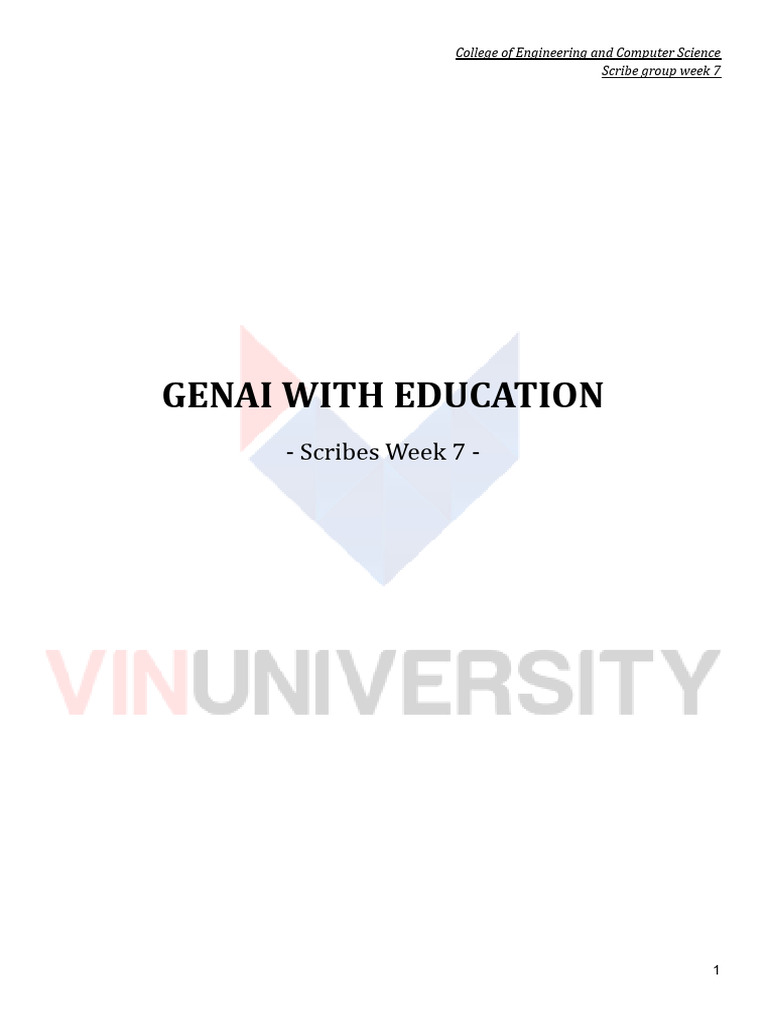 SCRIBE WEEK 7 | PDF | Artificial Intelligence | Intelligence (AI) & Semantics