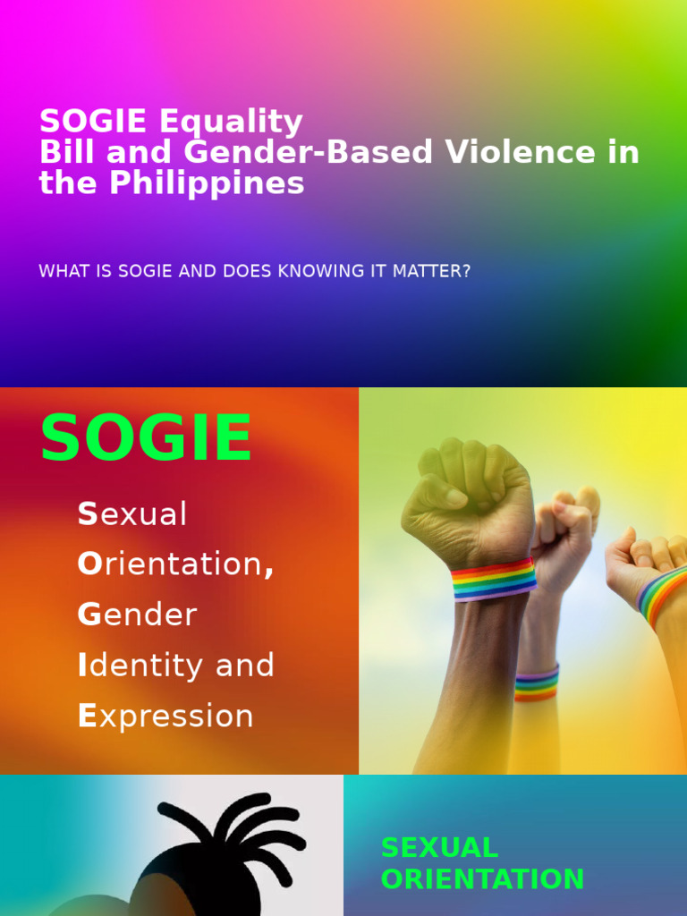 SOGIE Equality Bill and Gender Based Violence in The Philippines | PDF | Sexual Orientation ...