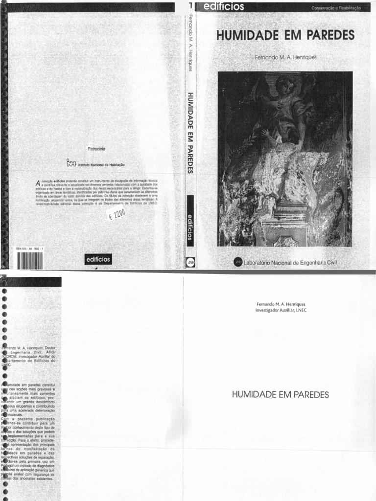 Humidade em Paredes Fernando M A Henriquespdf PDF Free | PDF
