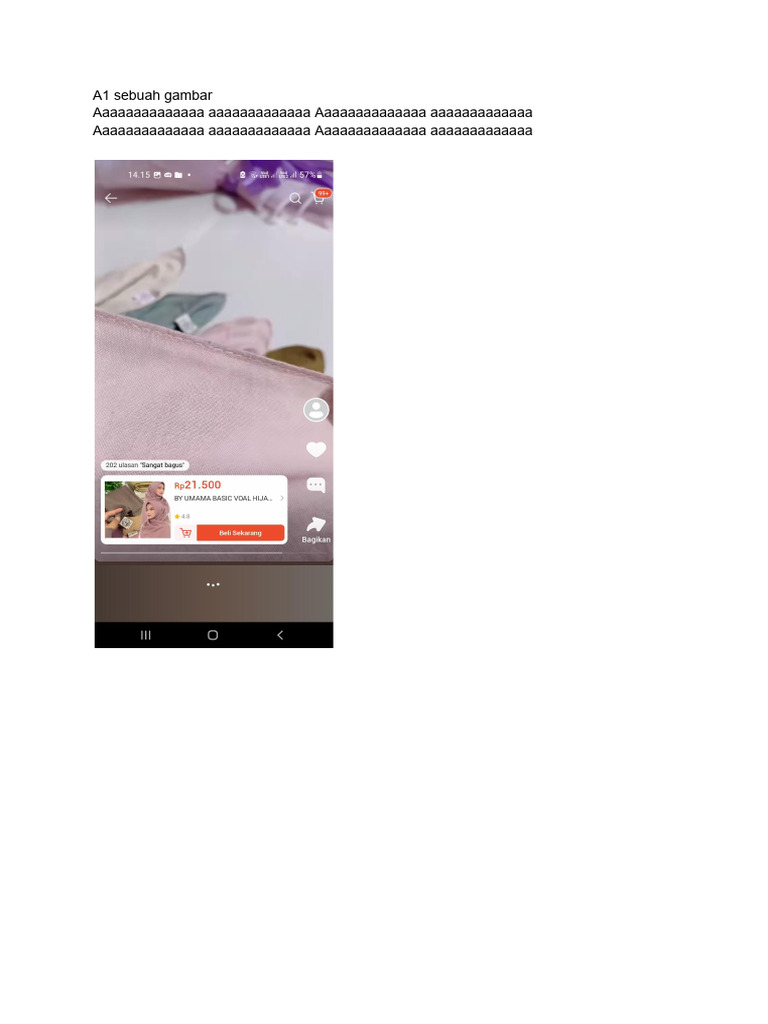 A3 Sebuah Gambar | PDF