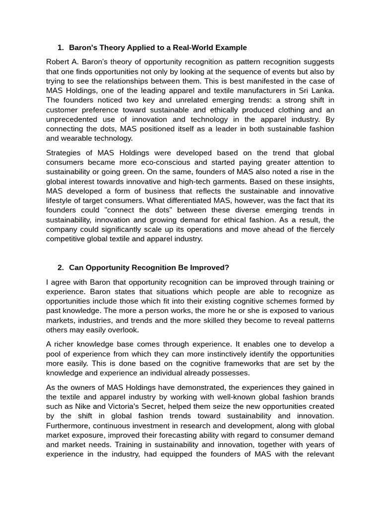 MAS Holdings: Innovating Sustainable Fashion | PDF | Clothing Industry ...