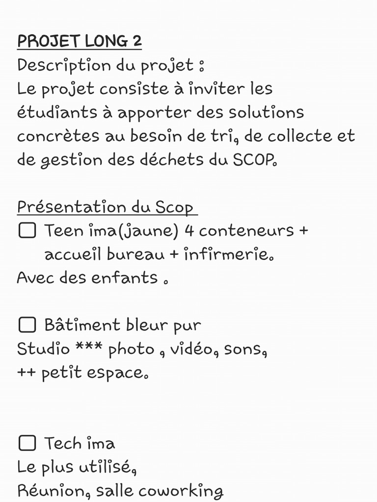 Dossier Projet Long | PDF