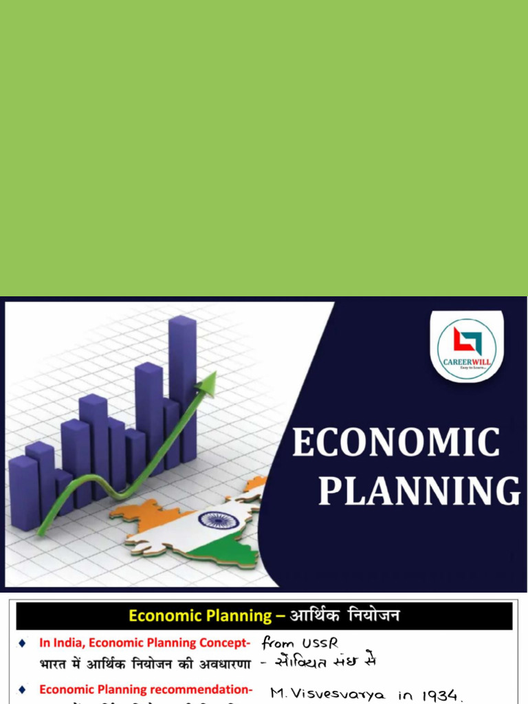 Economic Planning Class PNG | PDF