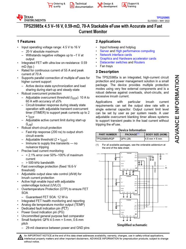Tps 25985 | PDF | Electrostatic Discharge | Computer Engineering