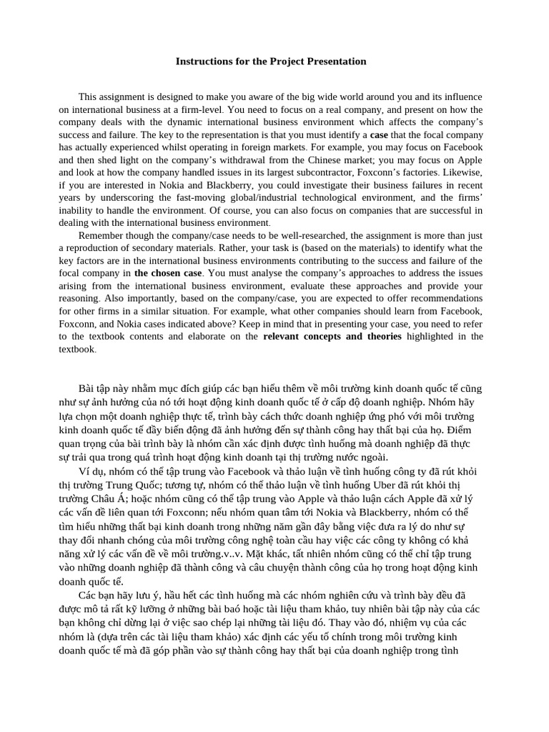 IBM - Project Presentation Instruction | PDF