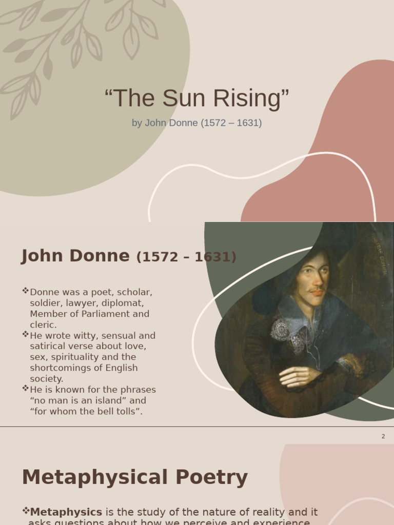 The Sun Rising PowerPoint | PDF