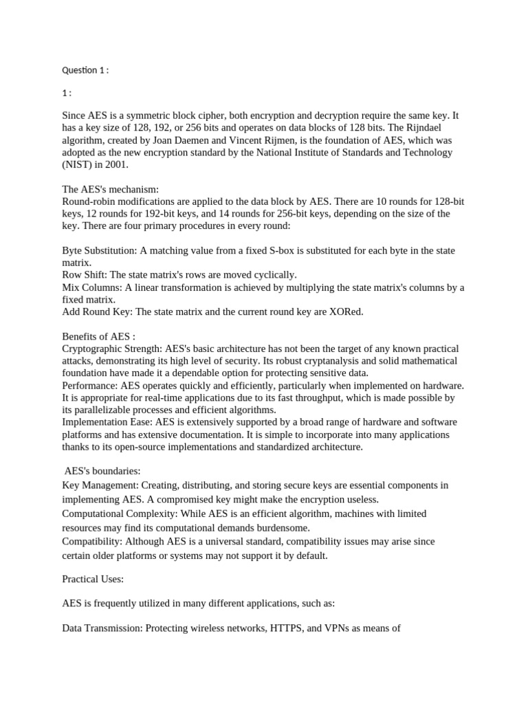 3 | PDF | Encryption | Key (Cryptography)