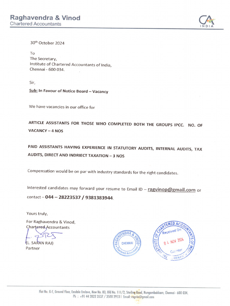 Raghavendra and Vindo - 241107120000 | PDF