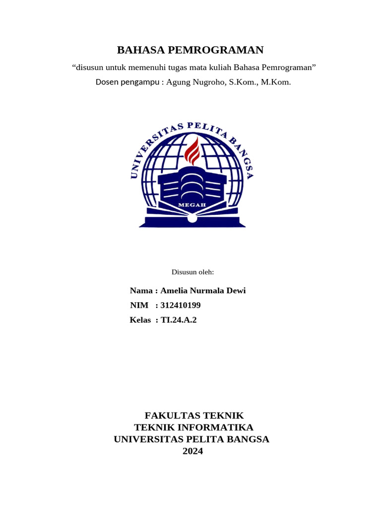 Bahasa Pemrograman | PDF