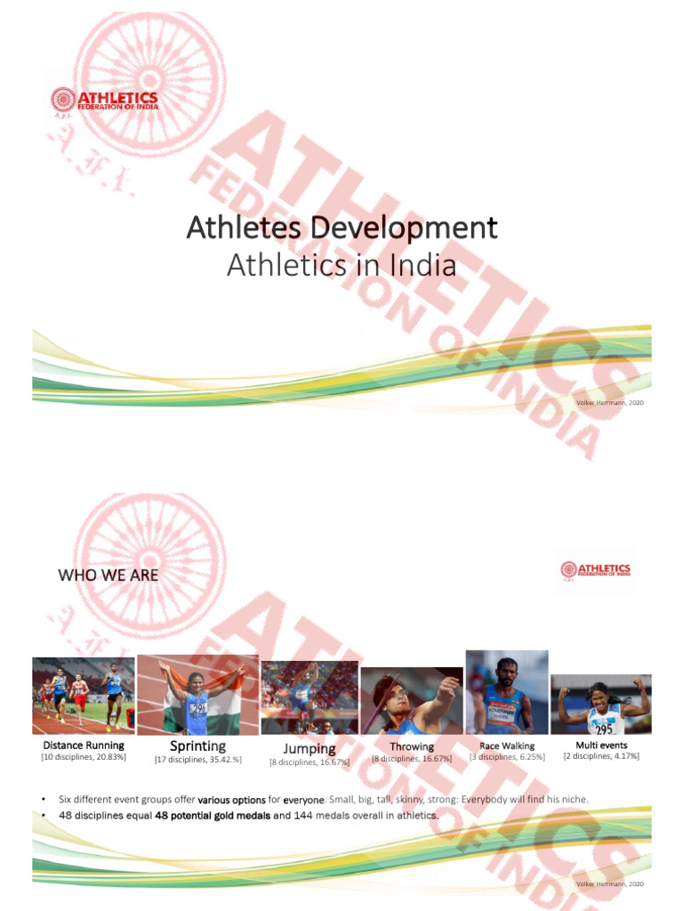 SAI AFI Online Coaching Course Athletes Development | PDF | Track And ...