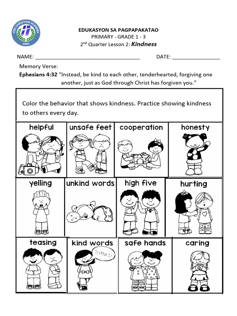ESP 2Qtr Lesson2 ActivitySheet | PDF | Religious Belief And Doctrine