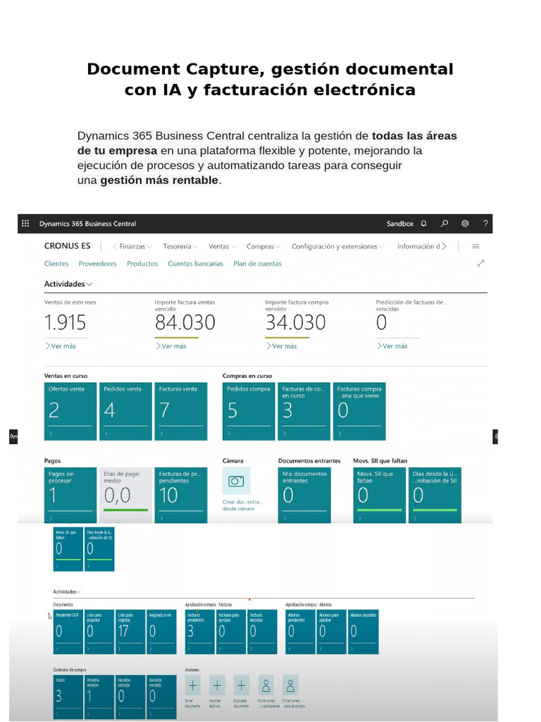 Captura de Documentos con Dynamics 365 | PDF