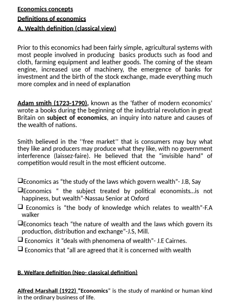 Economics Concepts 065210 | PDF | Economics | Economic System