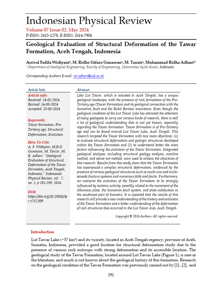 Geological Evaluation of Structural Deformation 2024 | PDF | Geology ...