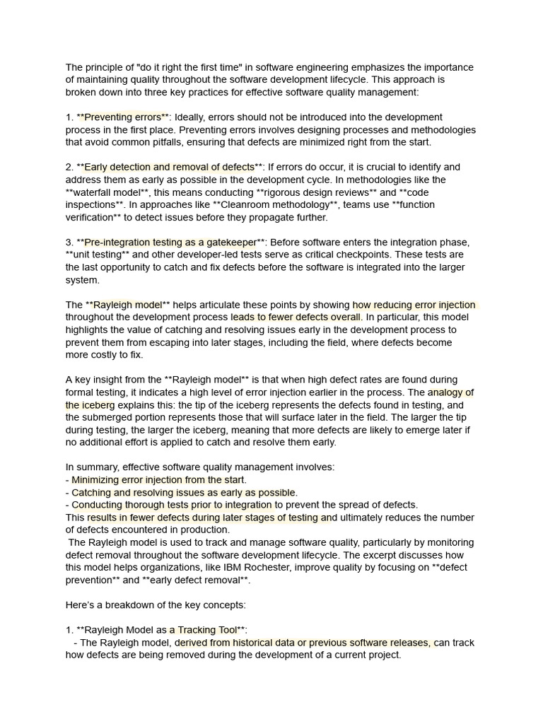 management model | PDF | Reliability Engineering | Software Development Process