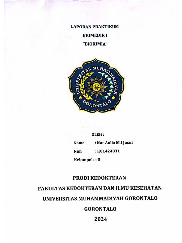 Laporan Hasil Praktikum Nur Aulia M.I Ju | PDF