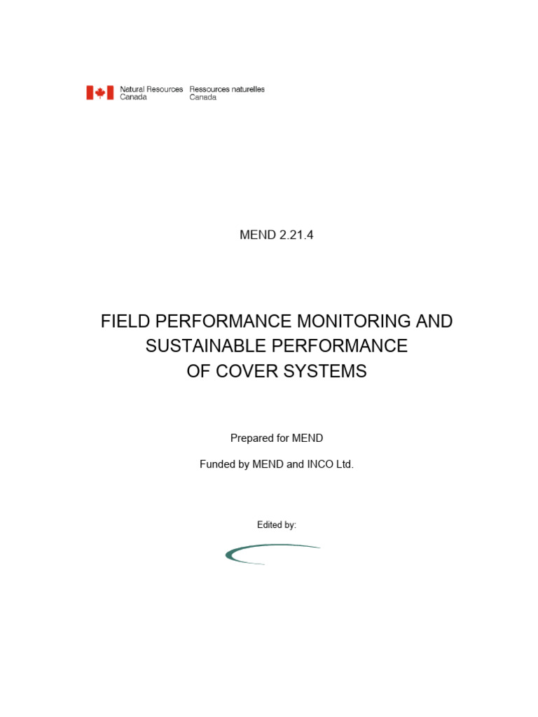 MEND - Volume 4 Performance Monitoring | PDF | Evapotranspiration | Snow