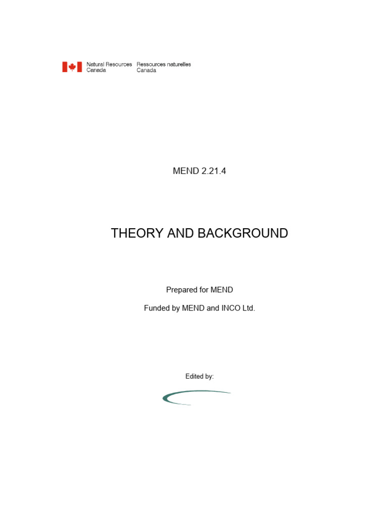 MEND - Volume 2 Theory and Background | PDF | Soil | Chemical Engineering
