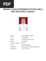 Contoh Format Modul Ajar Pembelajaran Mendalam | PDF