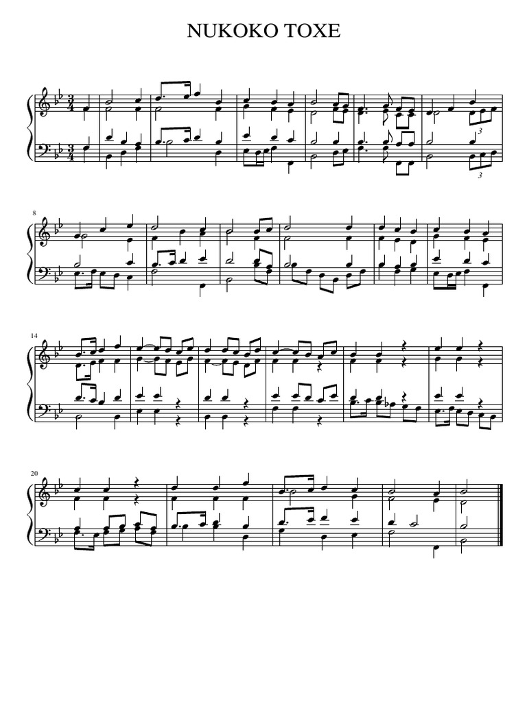 Nukoko Toxe | PDF