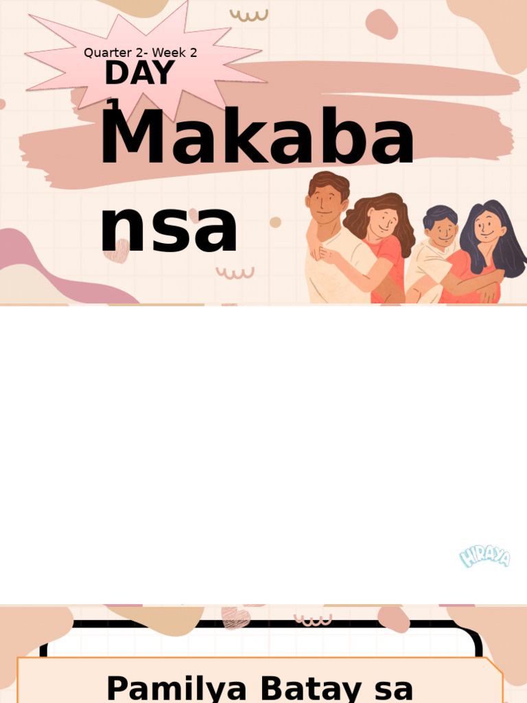 Makabansa q2 Week2 | PDF
