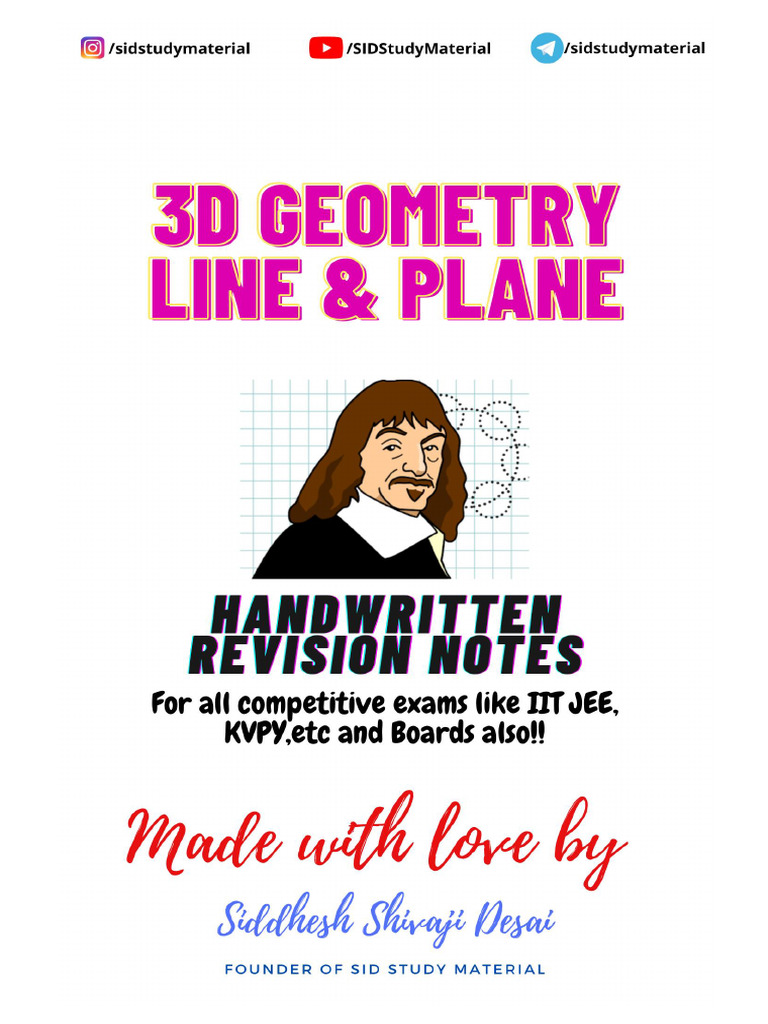 3D Geometry | PDF