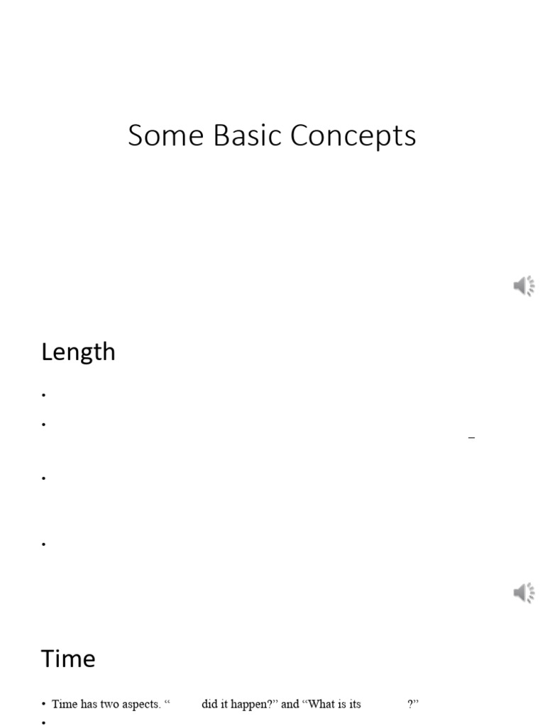 Some Basic Concepts | PDF | Metre | Kilogram